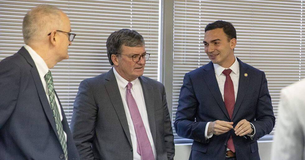 Sen. Nick Miller, PennDOT Secretary Mike Carroll, Additional ...