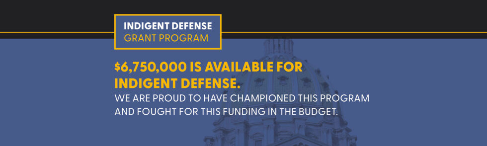 Indigent Defense Grant Program - Pennsylvania Senate Democrats